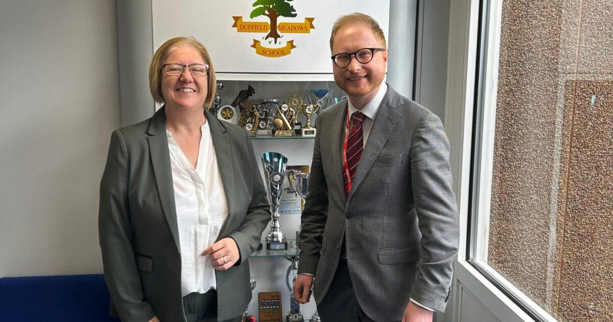 Visiting Duffield Meadow Primary School - Jonathan Davies MP - Jonathan Davies MP