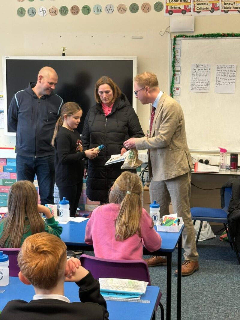 Meeting the winner of my Christmas Card Competition - Jonathan Davies ...